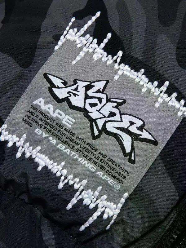 AAPE BY *A BATHING APE Moonface Camo-print Jacket