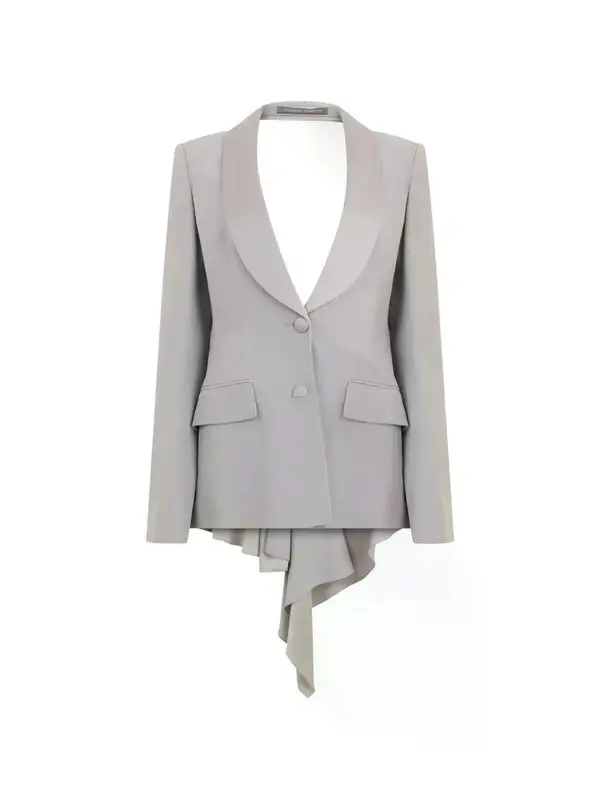 Alberta Ferretti Asymmetric Hem Blazer