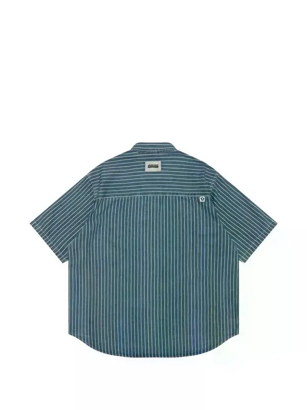 AAPE BY *A BATHING APE Aapenow Logo-patch Striped Shirt