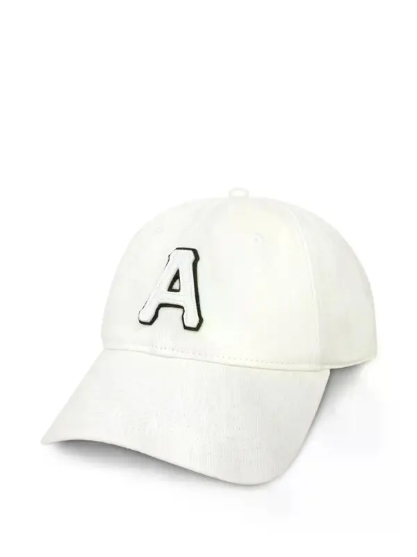 AAPE BY *A BATHING APE Logo Patch Baseball Cap - White