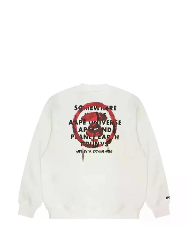 AAPE BY *A BATHING APE Moonface Graphic Sweatshirt