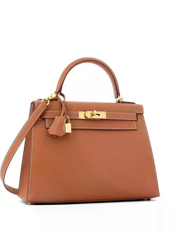 Hermès Kelly Handbag Epsom With Gold Hardware 28 Satchel