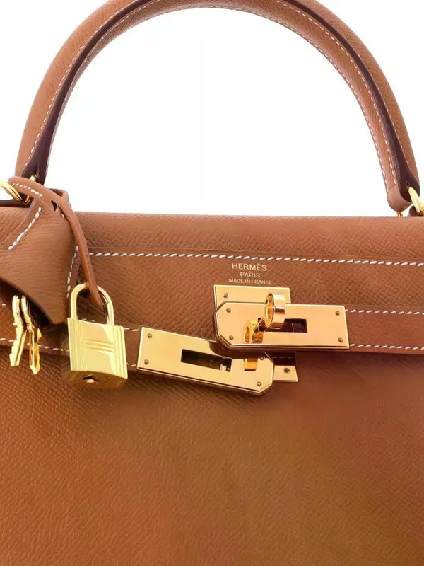 Hermès Kelly Handbag Epsom With Gold Hardware 28 Satchel