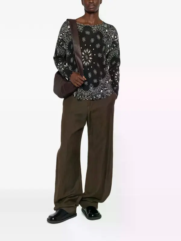 KUJTEN Bandana-print Sweater