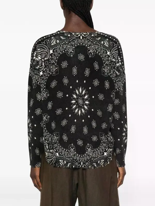 KUJTEN Bandana-print Sweater