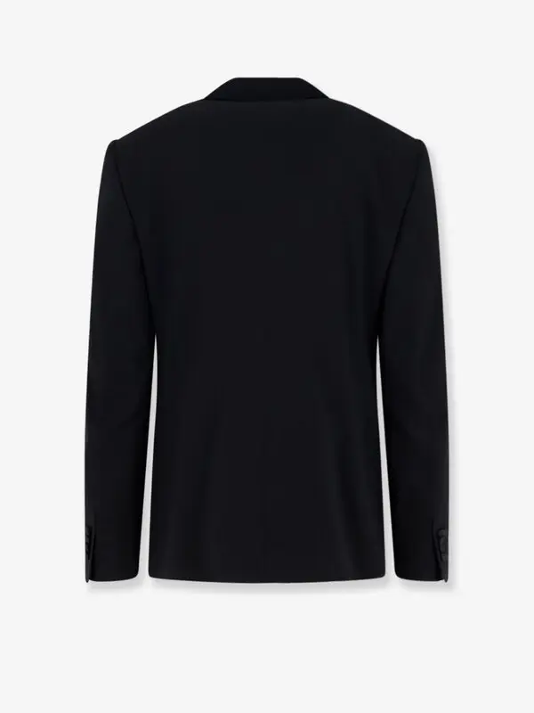 Giorgio Armani Soho Virgin Wool Tuxedo Blazer