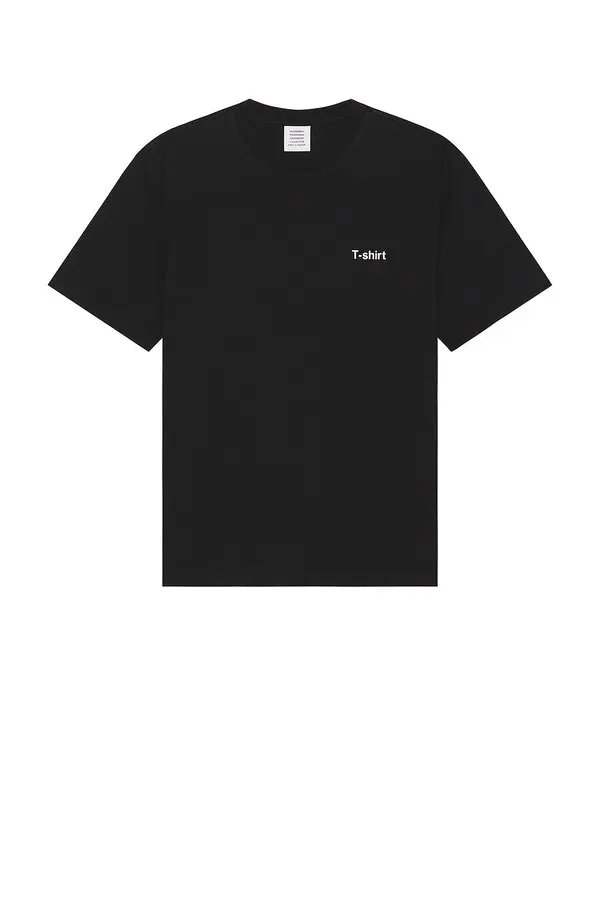Vetements Definition Oversized T-shirt In Black