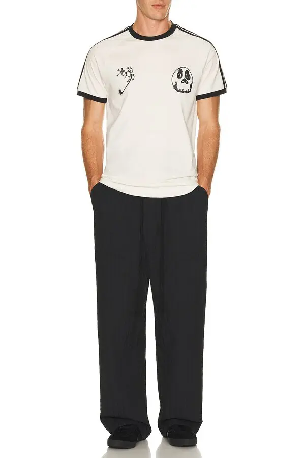 Y3 Gfx Cali Tee In White - Cloud White