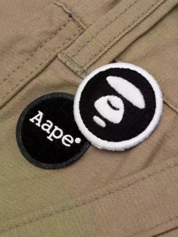AAPE BY *A BATHING APE Moonface Logo-print Cargo Shorts
