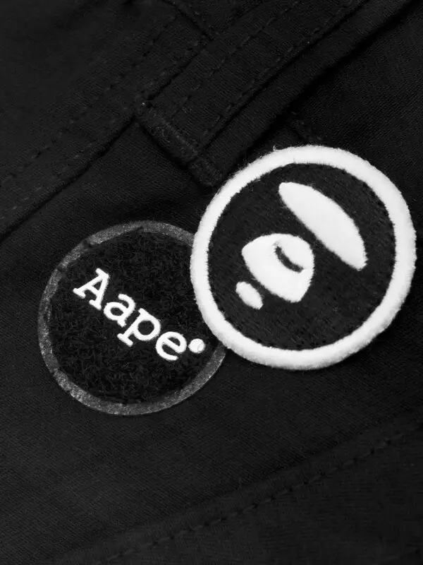 AAPE BY *A BATHING APE Moonface Logo-print Cargo Shorts