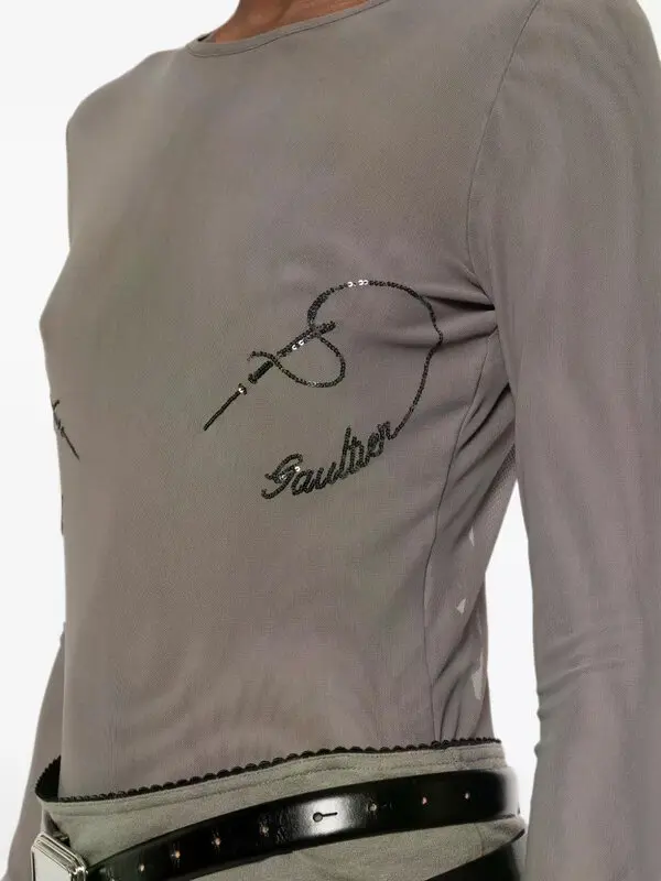 JEAN PAUL GAULTIER Embellished Bodysuit