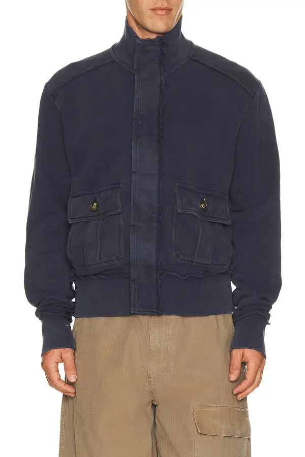 ENTIRE STUDIOS Supply Track Jacket In Blue
