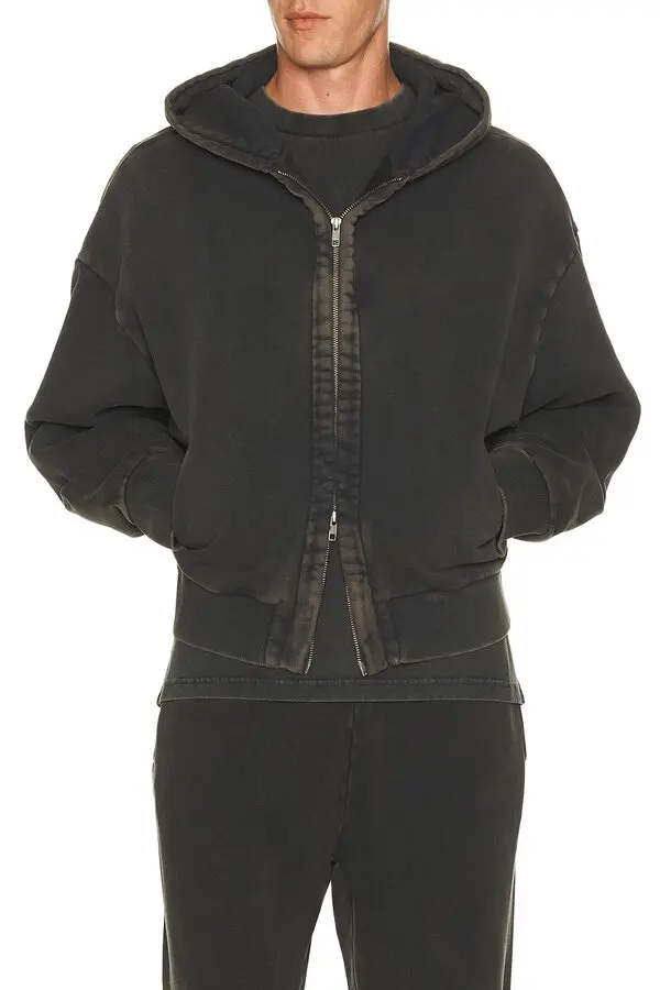 ENTIRE STUDIOS Thermal Hooded Zip-up
