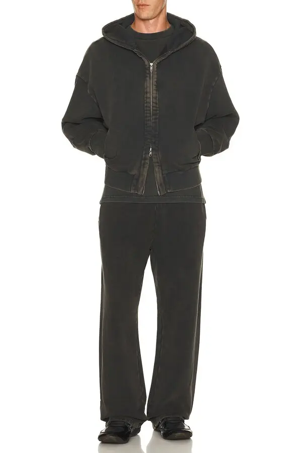 ENTIRE STUDIOS Thermal Hooded Zip-up