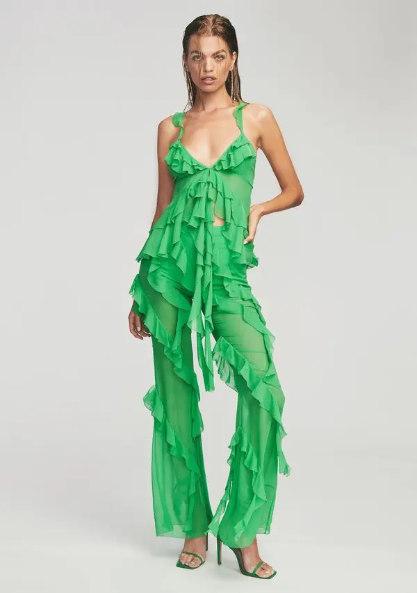 Retrofete Ibiza Silk Chiffon Pant