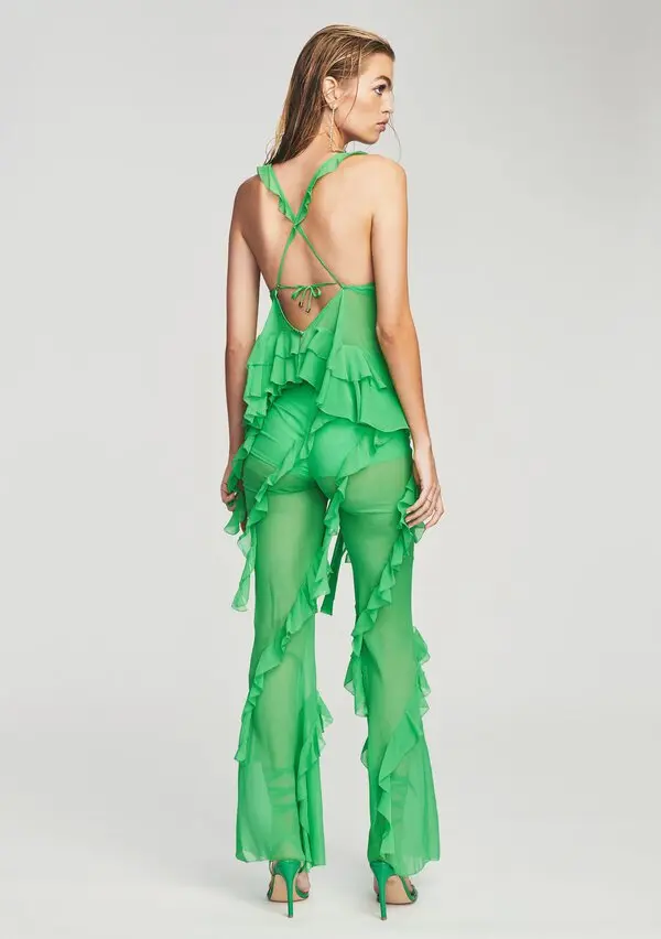 Retrofete Ibiza Silk Chiffon Pant