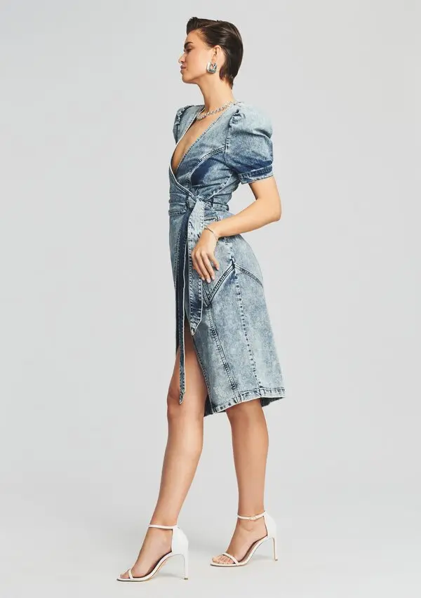 Retrofete Zelda Wrap Dress