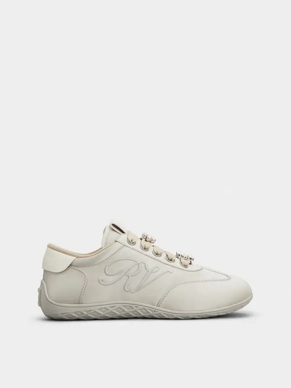 ROGER VIVIER Viv Low Sneakers With Buckle Detail
