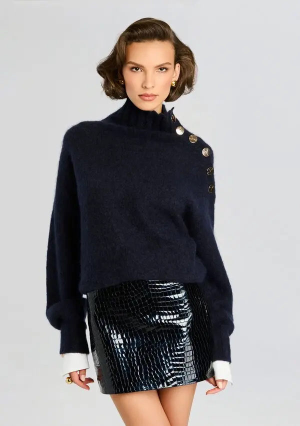 Retrofete Amalia Sweater With Button Detail