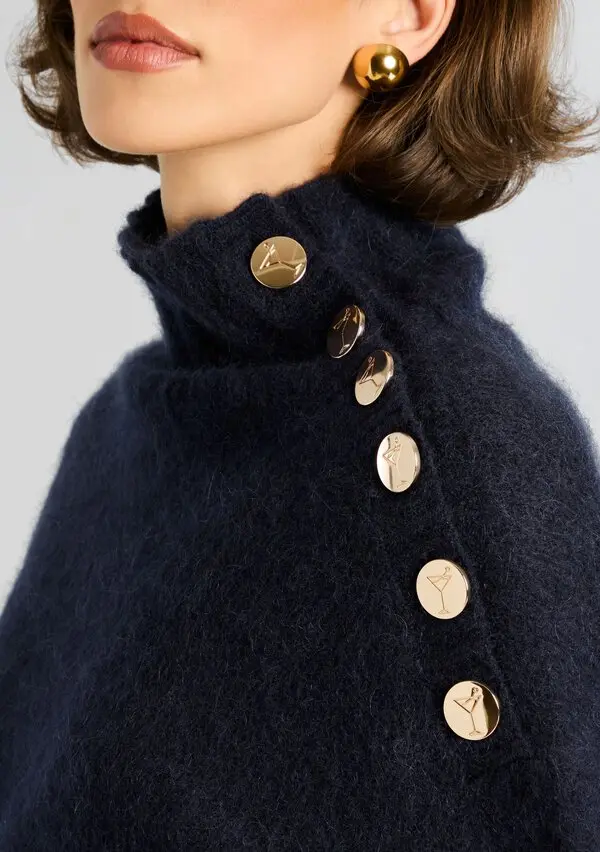 Retrofete Amalia Sweater With Button Detail