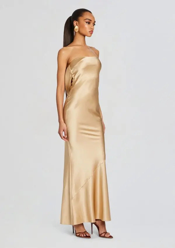 Retrofete Keaton Silk Maxi Dress