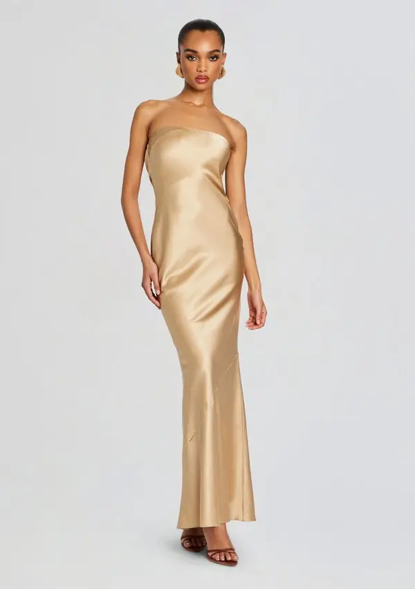 Retrofete Keaton Silk Maxi Dress