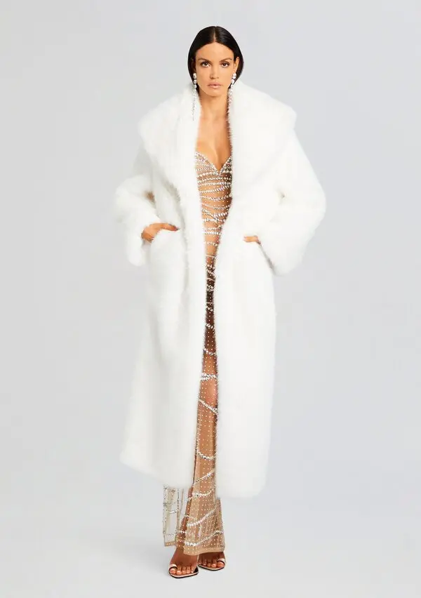Retrofete Averie Faux Fur Coat