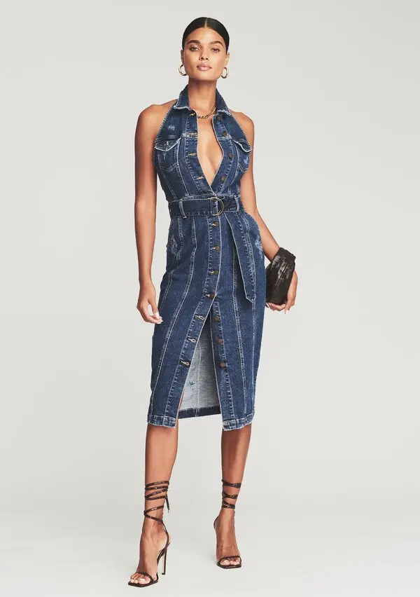 Retrofete Logan Dress - Sapphire