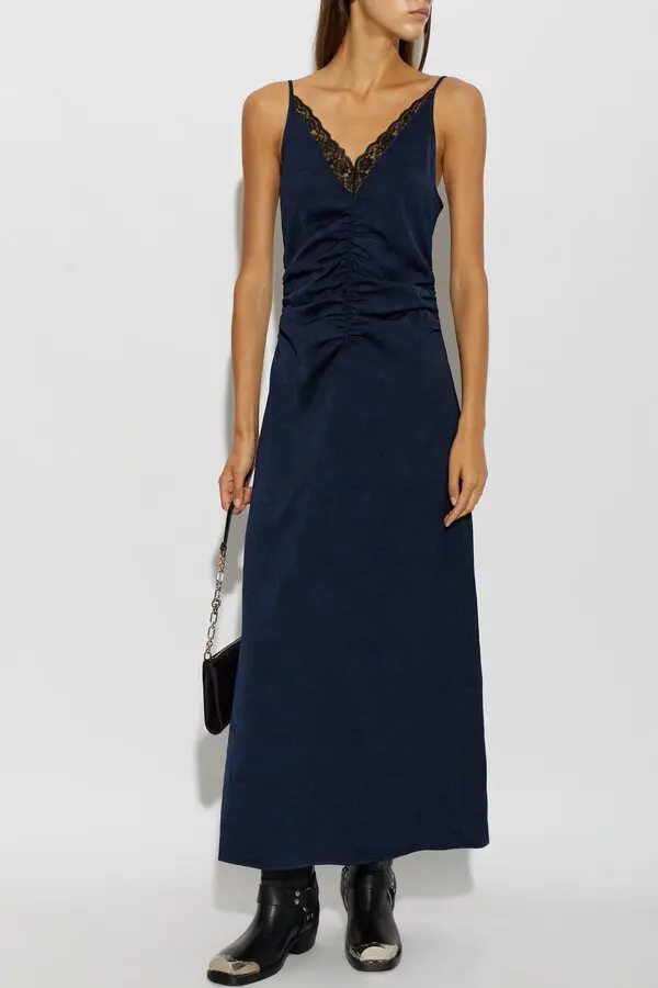 Baum Und Pferdgarten Atalie Maxi Dress With Lace Trim