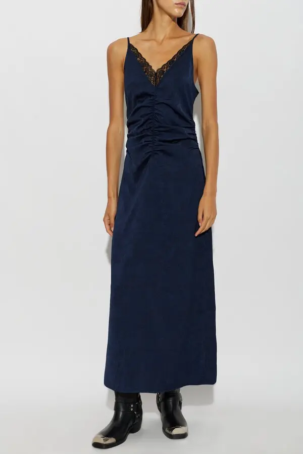 Baum Und Pferdgarten Atalie Maxi Dress With Lace Trim