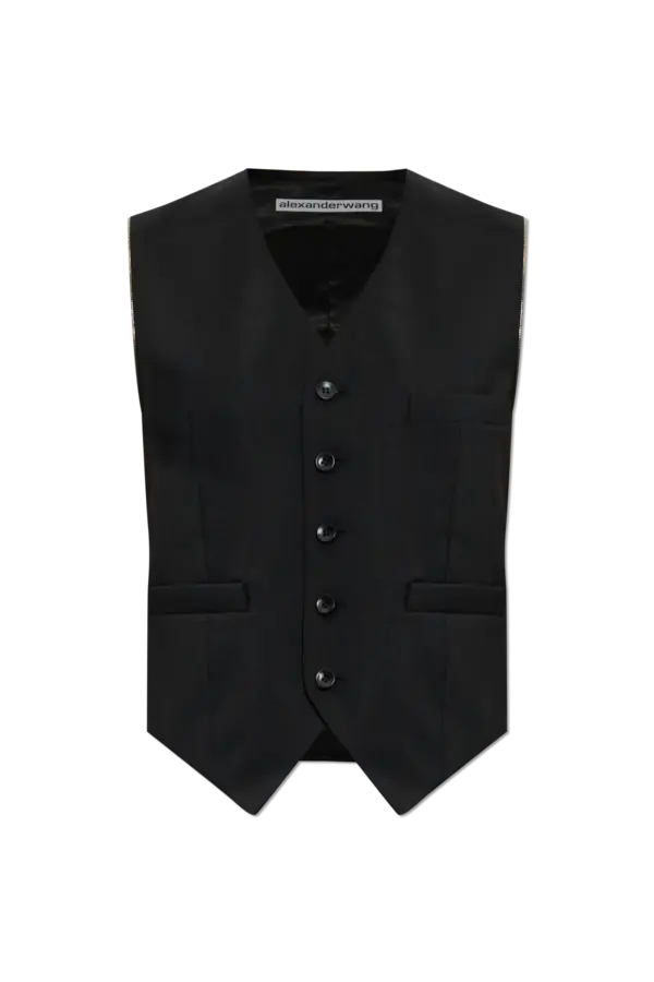Alexander Wang Vest With Decorative Zippers