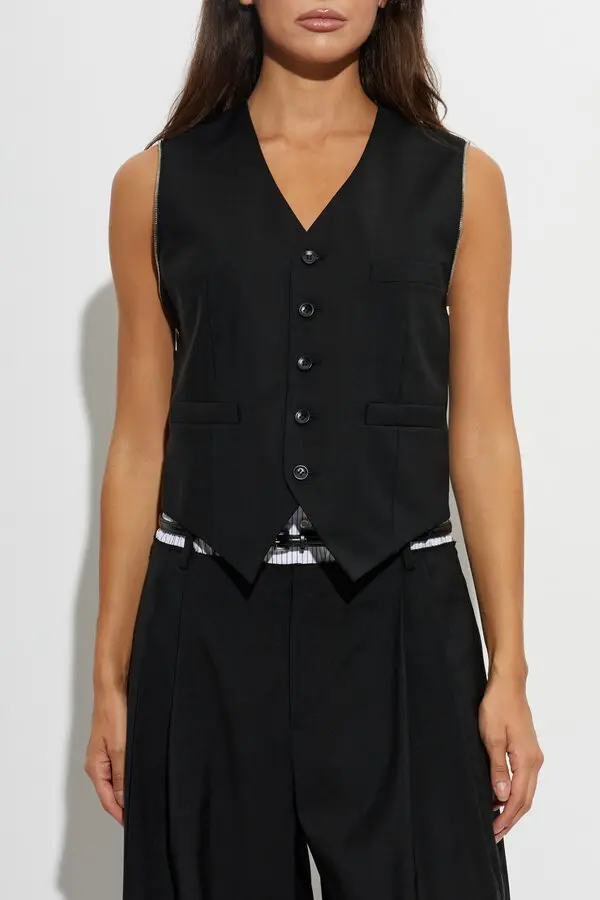 Alexander Wang Vest With Decorative Zippers