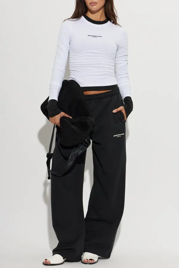 Alexander Wang Top With An Embossed Logo