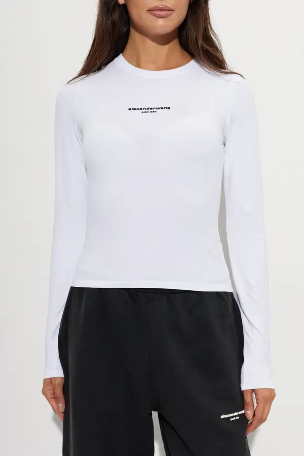 Alexander Wang Top With An Embossed Logo