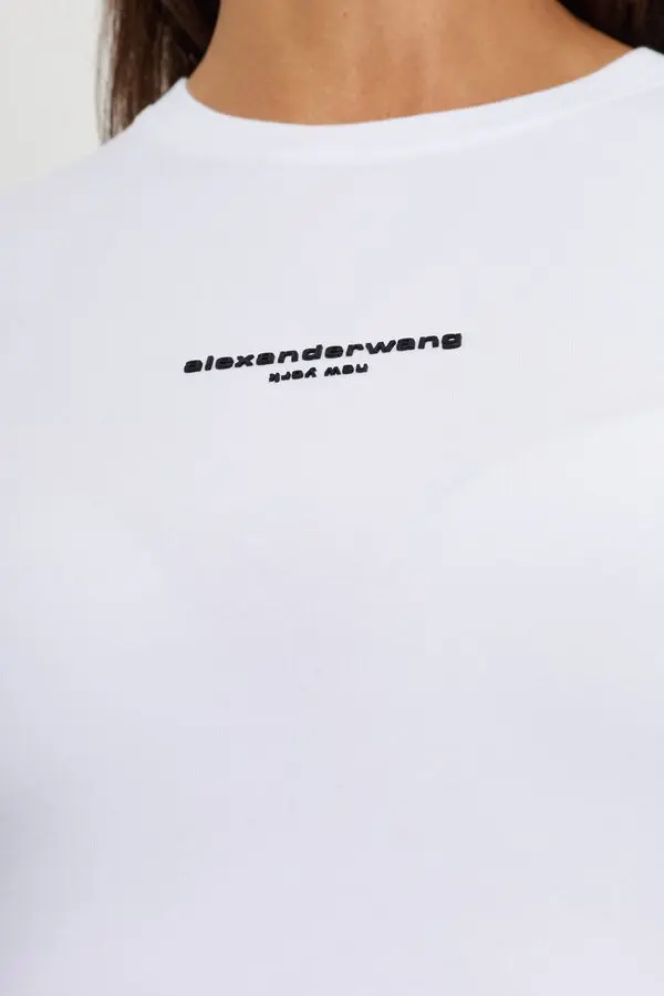 Alexander Wang Top With An Embossed Logo