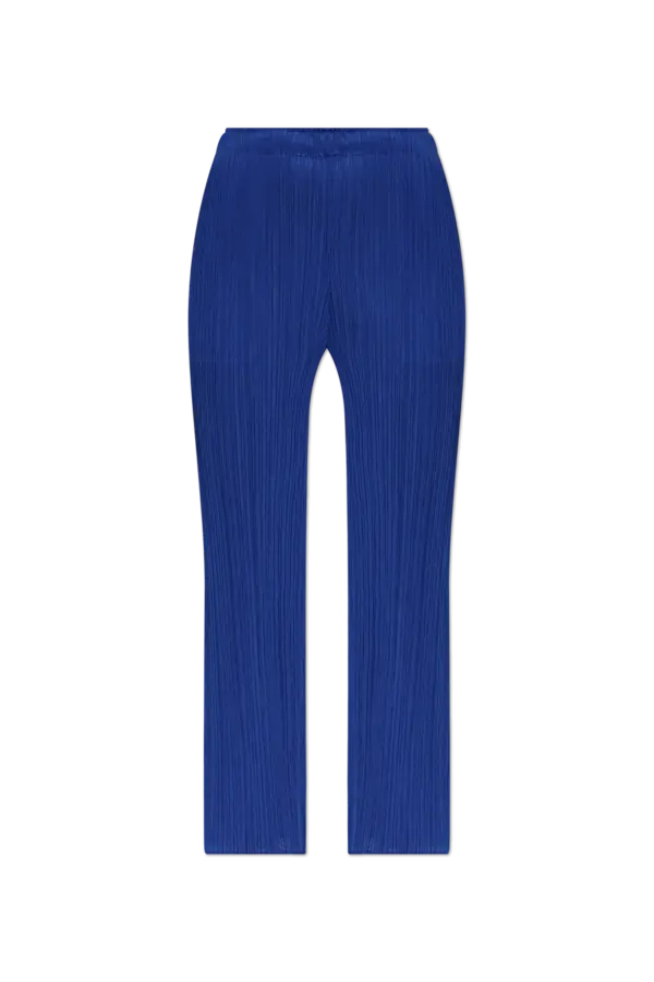 Issey Miyake Pleated Trousers - Blue