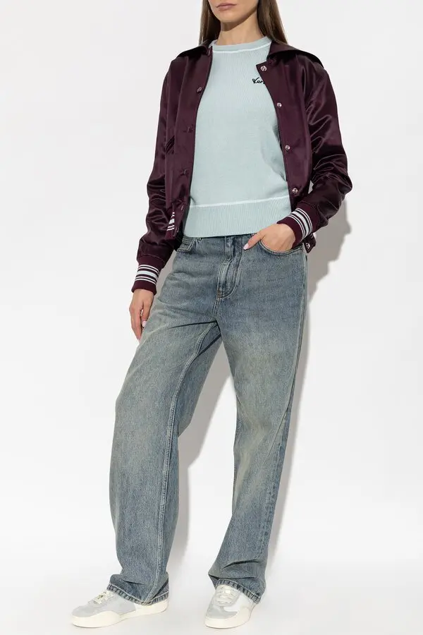 Kenzo Embroidered Logo Bomber Jacket