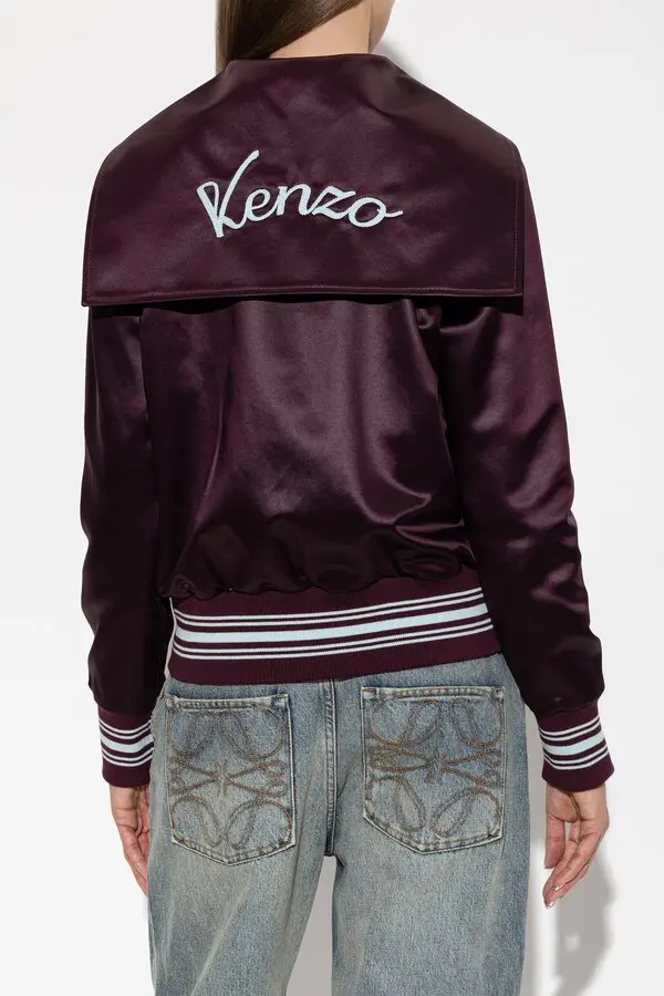 Kenzo Embroidered Logo Bomber Jacket