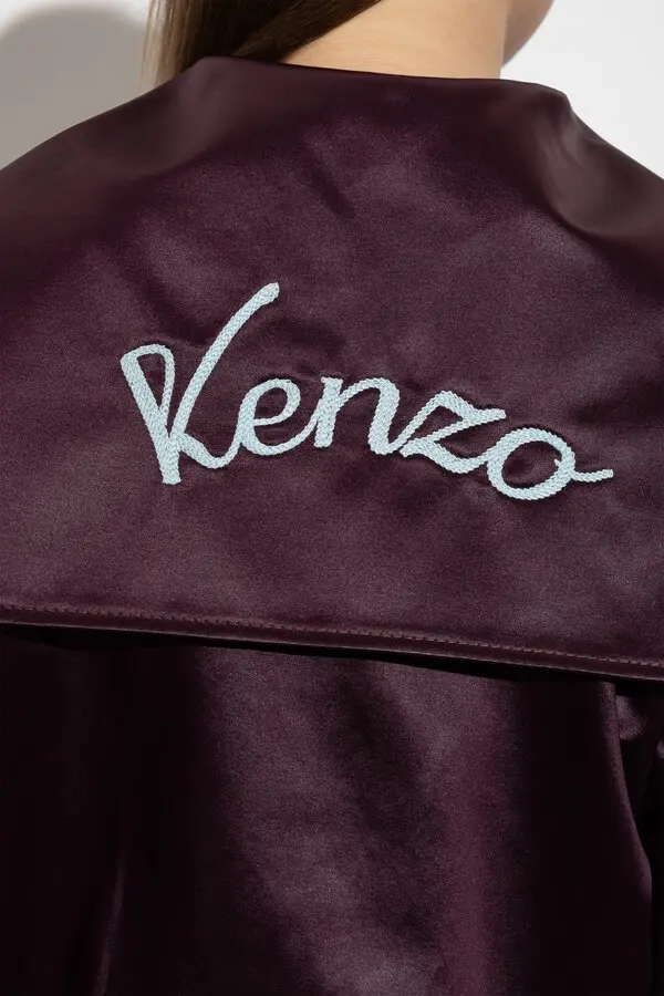 Kenzo Embroidered Logo Bomber Jacket
