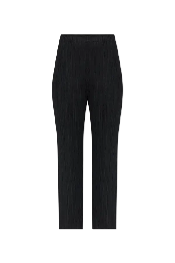 Issey Miyake Pleated Trousers - Black