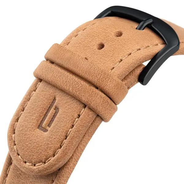 Lilienthal Berlin Leather Light Matte Watch Strap