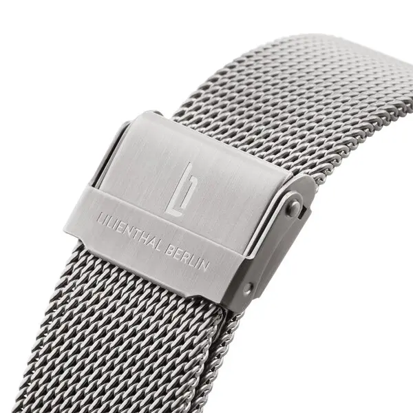 Lilienthal Berlin Mesh Watch Strap - Silver
