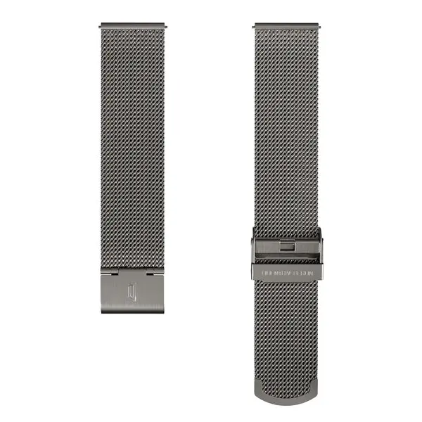 Lilienthal Berlin Mesh Anthracite Brushed Watch Strap