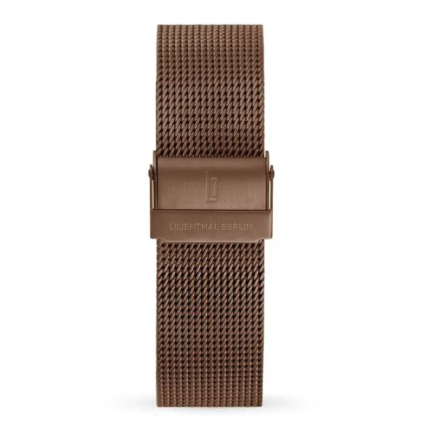 Lilienthal Berlin Mesh Strap - Bronze
