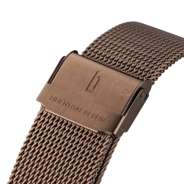 Lilienthal Berlin Mesh Strap - Bronze
