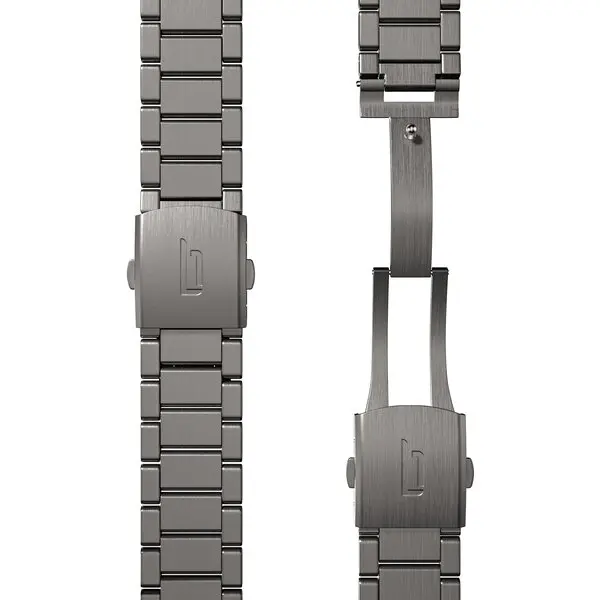 Lilienthal Berlin Stainless Steel Anthracite Brushed Watch Band