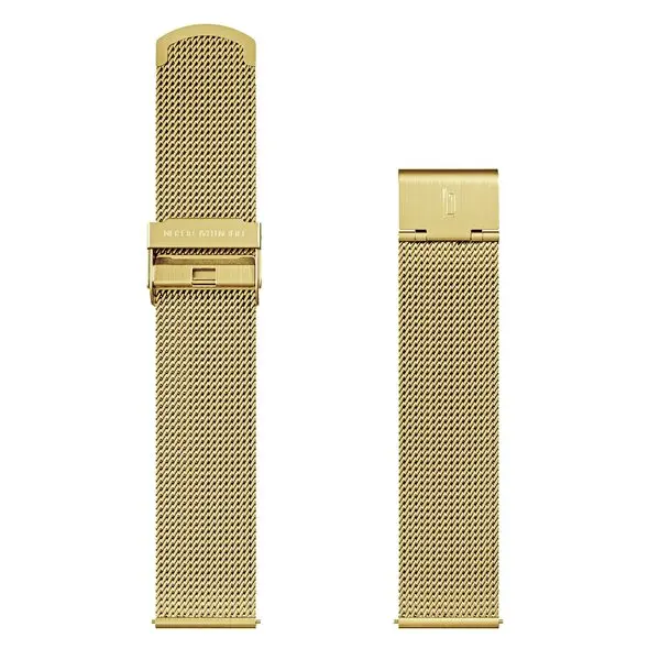 Lilienthal Berlin Brushed Mesh Watch Strap - Gold