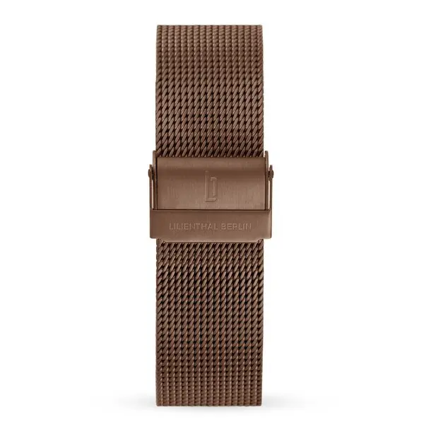 Lilienthal Berlin Brushed Mesh Strap - Bronze