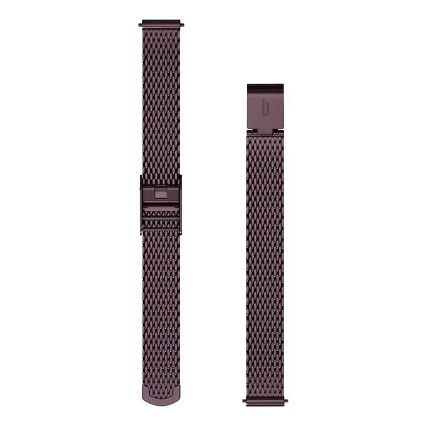Lilienthal Berlin Mesh Watch Strap Burgundy