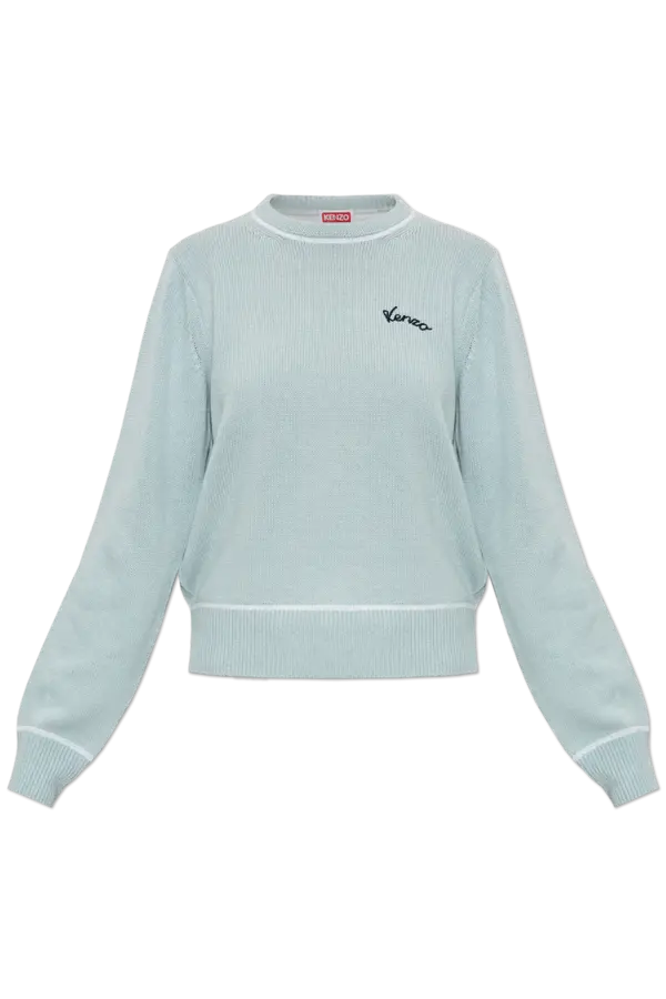 Kenzo Wool Sweater With Embroidered Logo